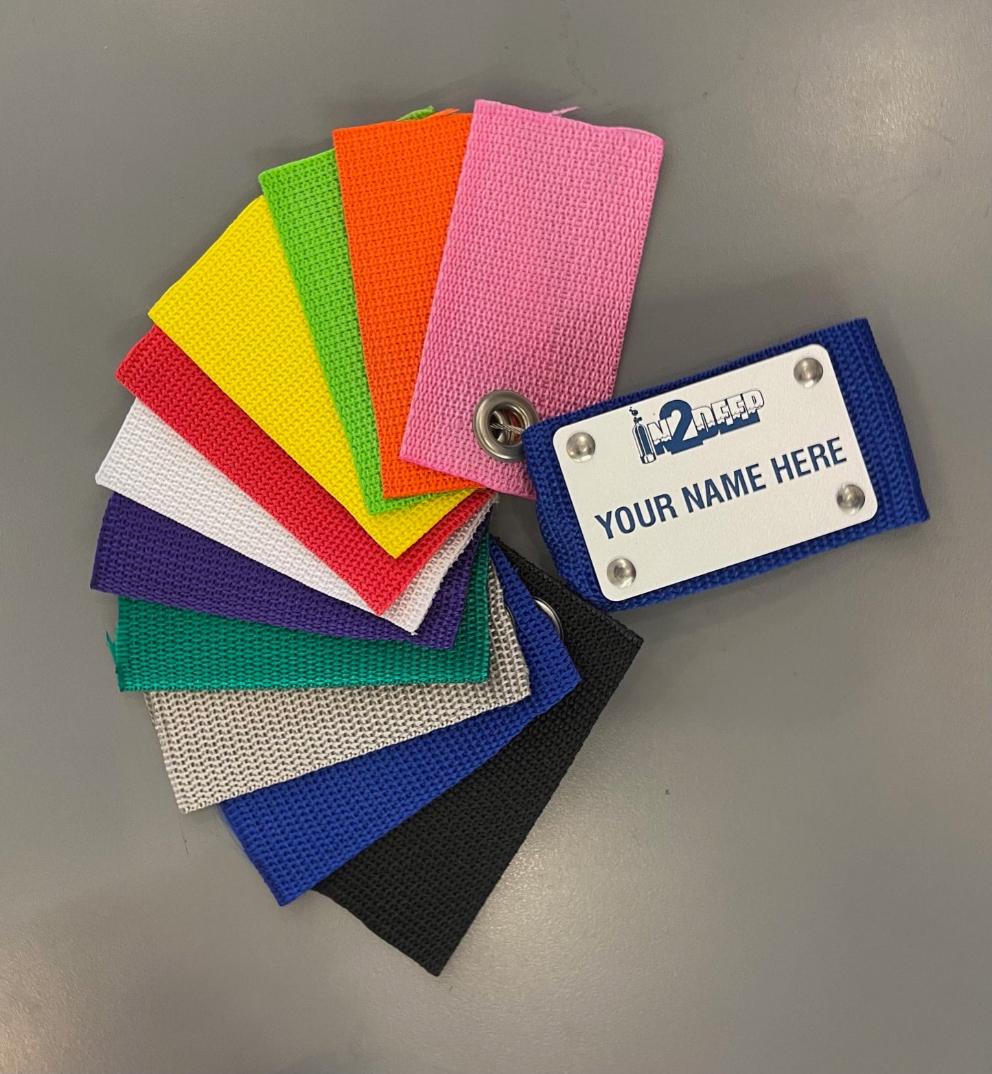 In2Deep BCD Personalized Logo Name Badge | In 2 Deep Diving Inc.